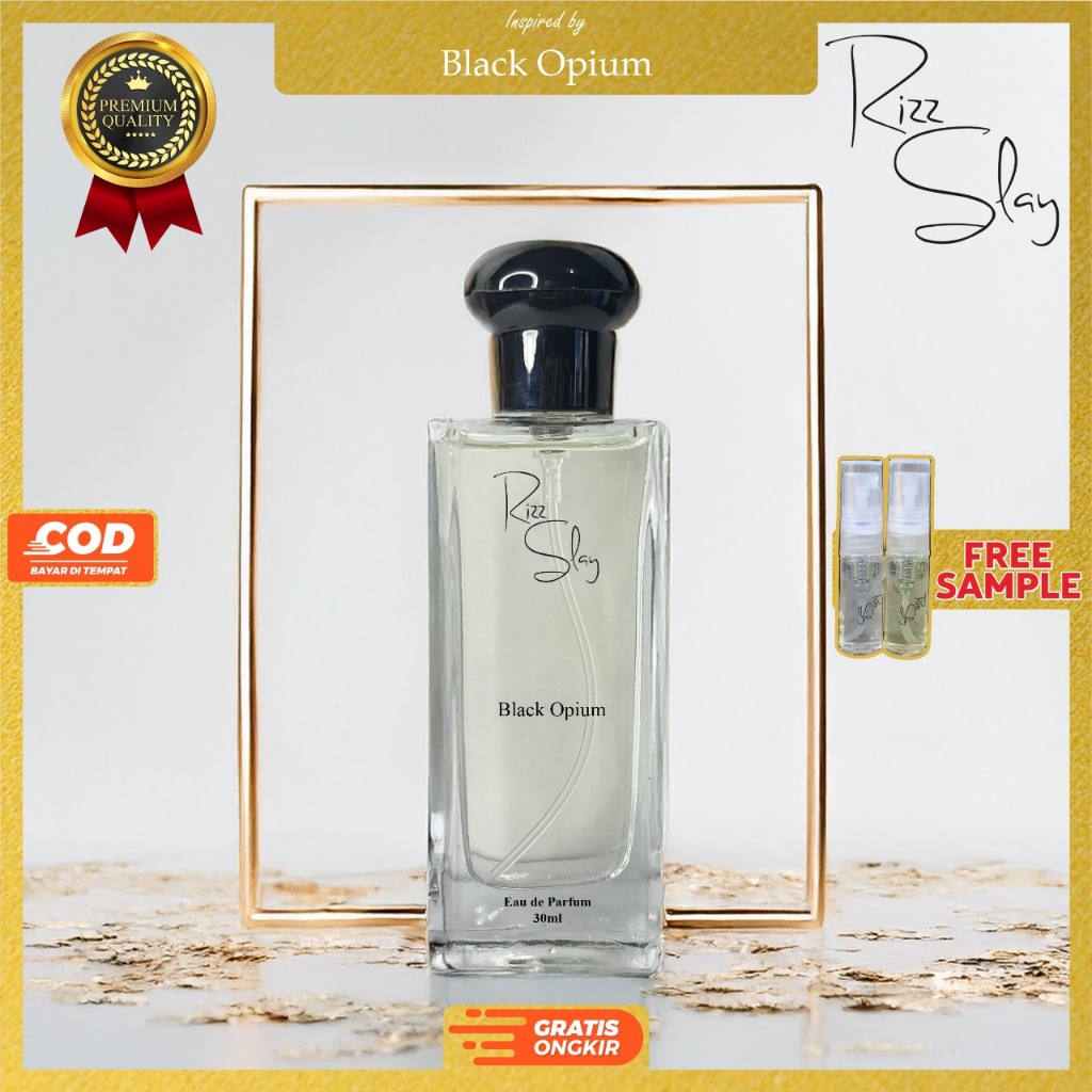 Jual Rizz Slay - Parfum Pria Tahan Lama Elegan Inspired by Black Opium ...
