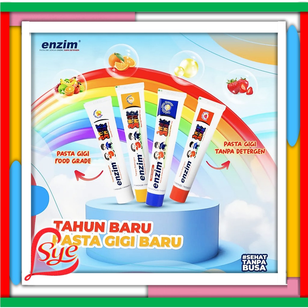 Jual Enzim Pasta Gigi Anak 42gr & 63gr - Kids Totthpaste - Odol Anak ...
