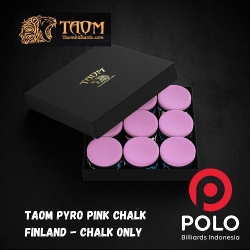 Jual Taom Pyro Pink Chalk Finland - Kapur Billiard Asli Finland - Chalk ...