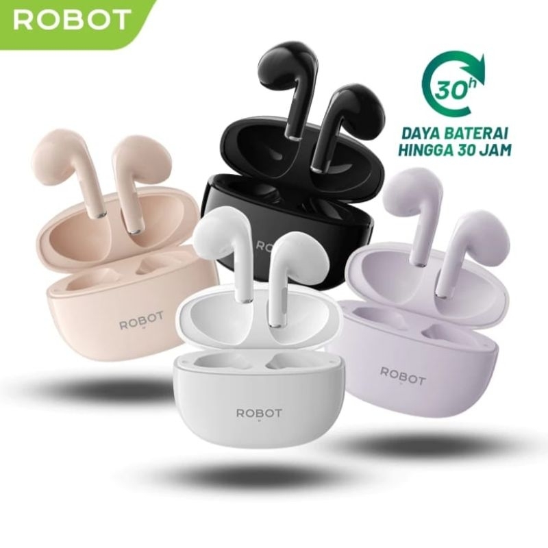 Jual Robot TWS Wireless Earphone Airbuds T10S Original BT 5.3 True ...