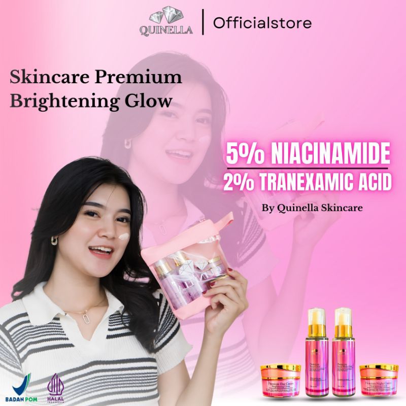 Jual Skincare quinella premium brightening glow | Shopee Indonesia