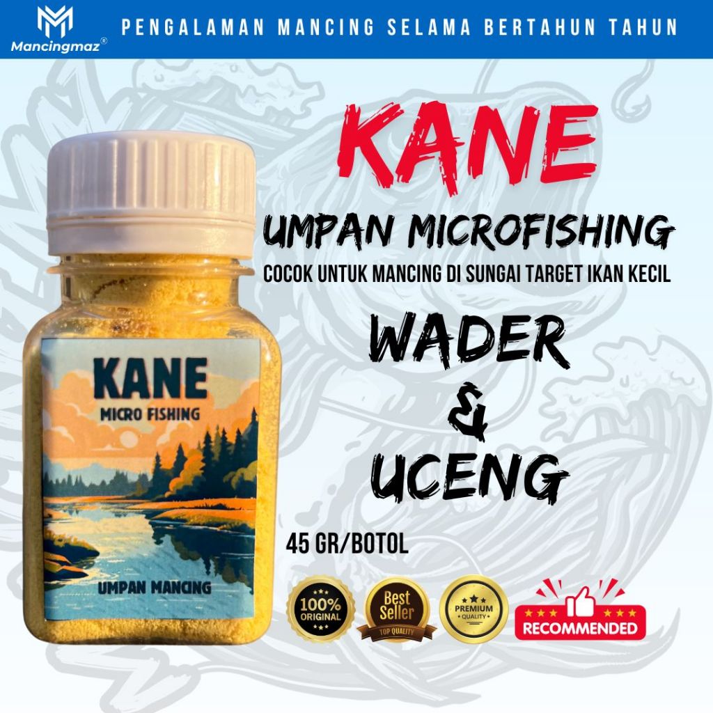 Jual KANE Umpan Micro Fishing 45g Rasa Nangka Untuk umpan Ikan Uceng ...