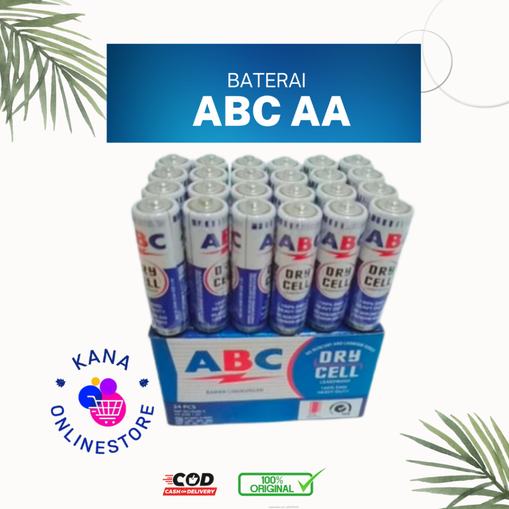 Jual Batu Baterai ABC Biru AA [ per 4 Pcs ] | Shopee Indonesia