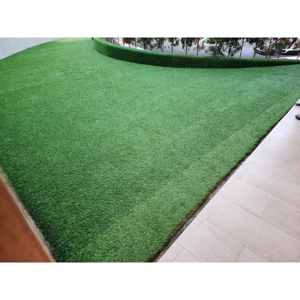 Jual Rumput Sintetis 33mm Taman Outdoor Indoor 2x10 m - Lebar 2 Meter ...