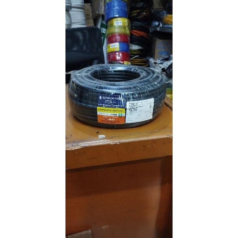 Jual Kabel merk SUTRADO KABEL NYYHY ukuran 3X1.5 panjang 50mtr | Shopee ...