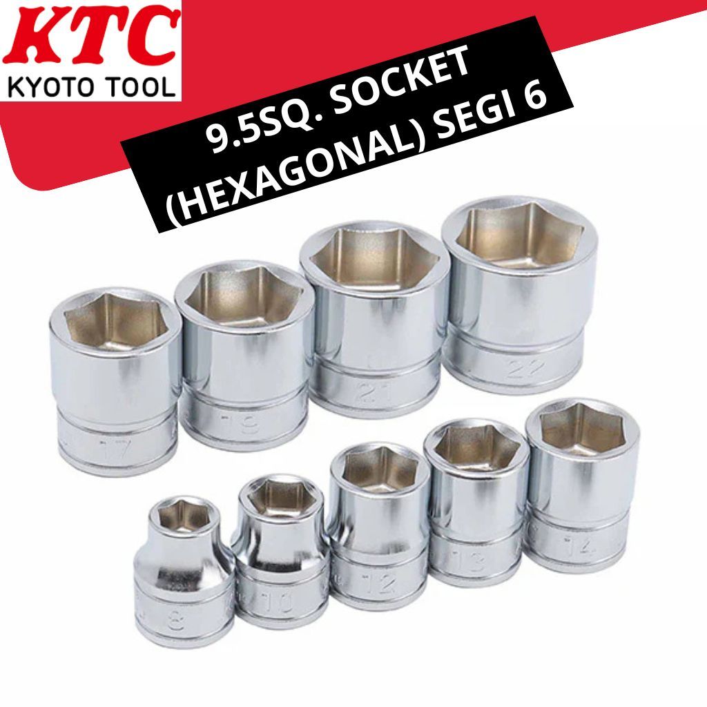 Jual KTC Mata Kunci Socket Hex 3/8" Inch Segi 6pt 5.5 - 24 mm Bit Shock No. B3-055 - 24 Original ...