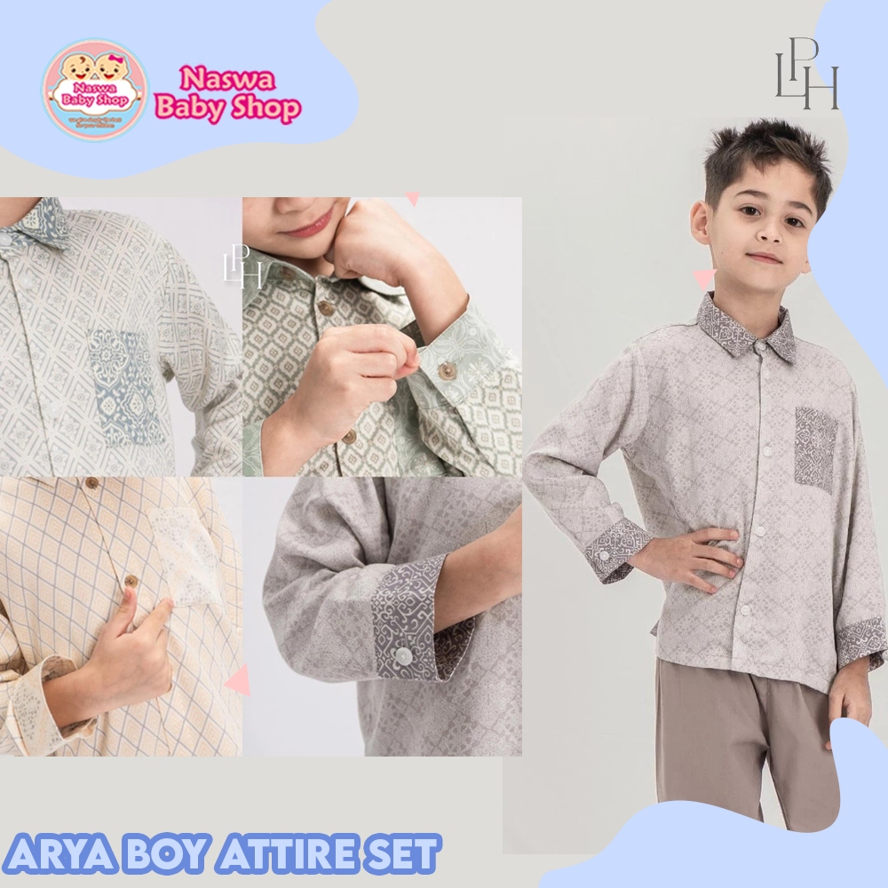 Jual Little Palmerhaus Raya Collection Arya Boy Attire Set Pakaian Muslim Anak Cowok | Shopee ...