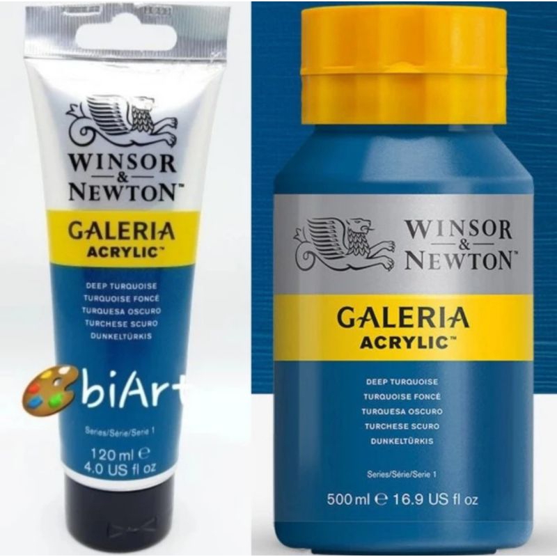 Jual Cat Akrilik Galeria Acrylic Colour 500ml / 120ml Deep Turquoise ...
