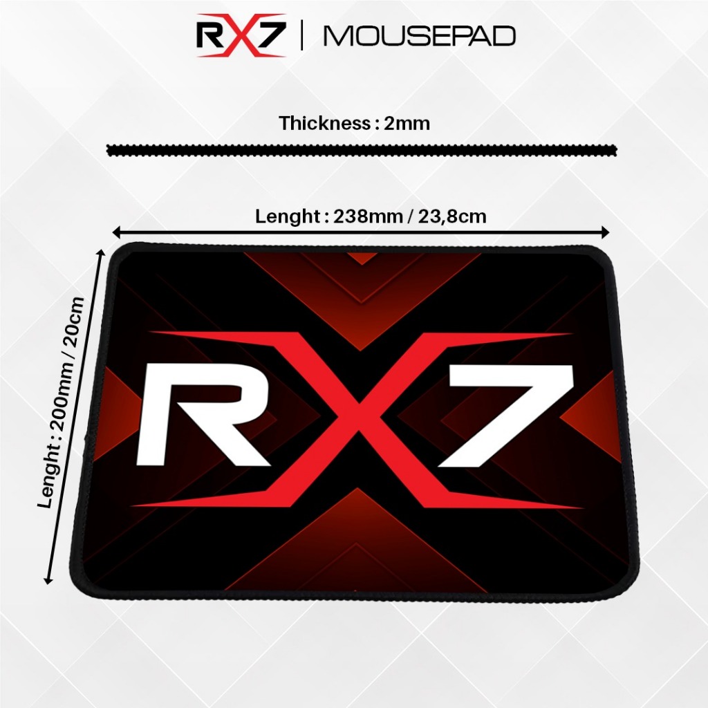 Jual MOUSEPAD RX7 GAMING / DUDUKAN MOUSE RX7 | Shopee Indonesia