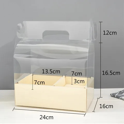 Jual GOJEK* BOX SAJA - Kotak Kue Bunga Karton Mika Flower Cake ...