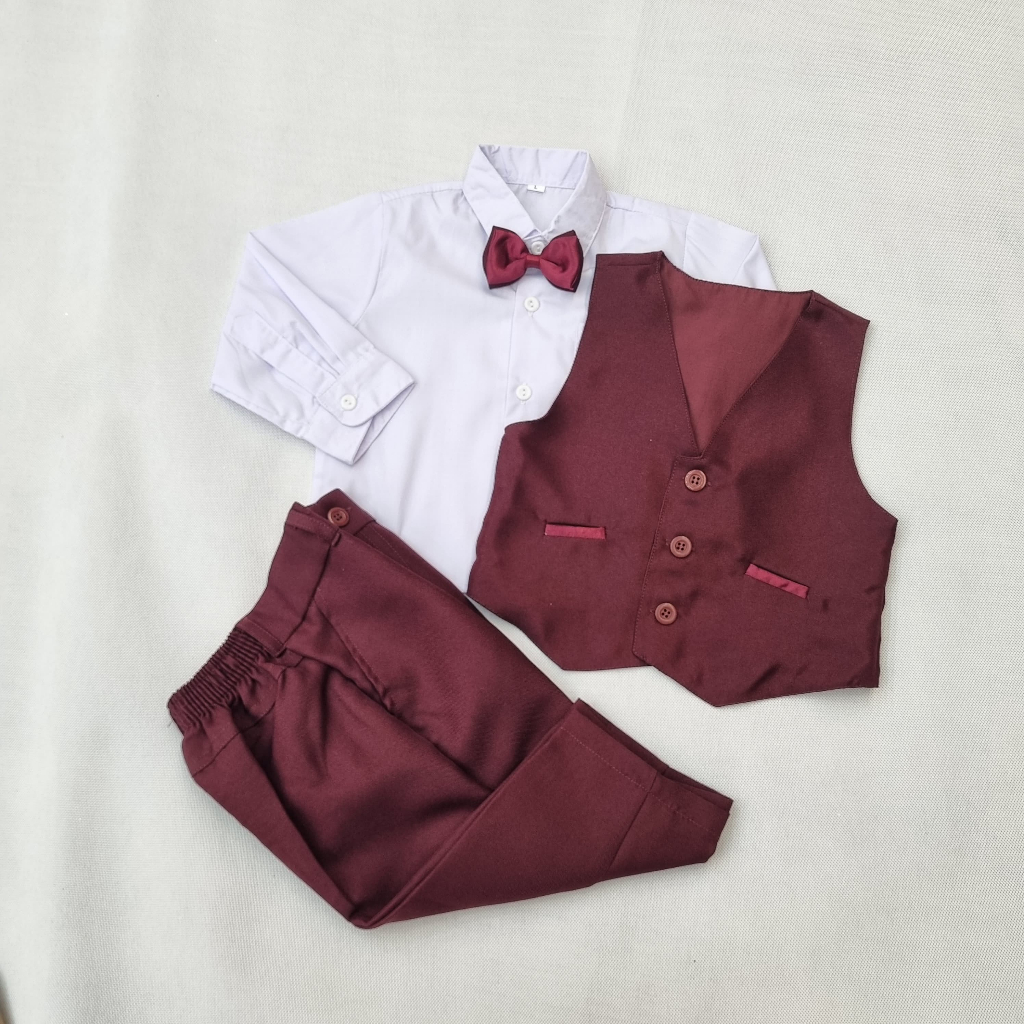 Jual Setelan Rompi/ Vest One Set Anak Mewah Usia 3bln-13 Tahun J25 ...