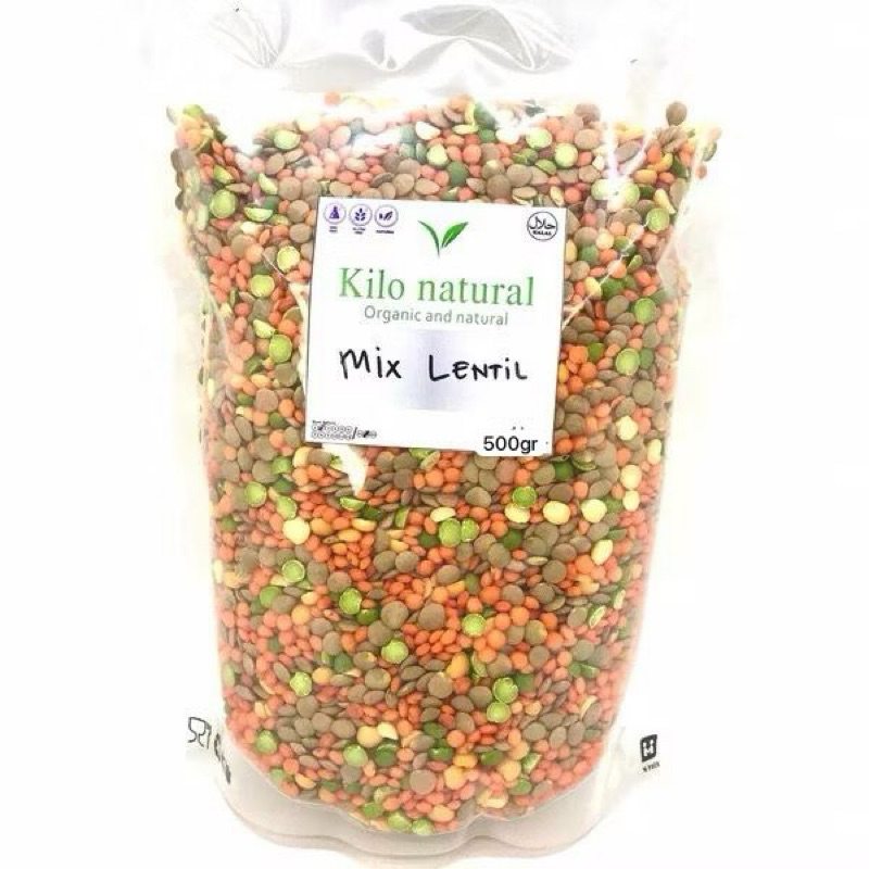 Jual MIX LENTILS 4 in 1 netto 500gr / LENTIL MIX 4in1 Berat 500gr ...