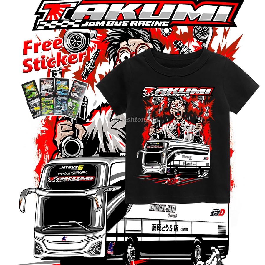 Jual Baju Anak Bus TAKUMI Jb5 Kaos Vektor Bus Telolet Anak Laki - Laki ...