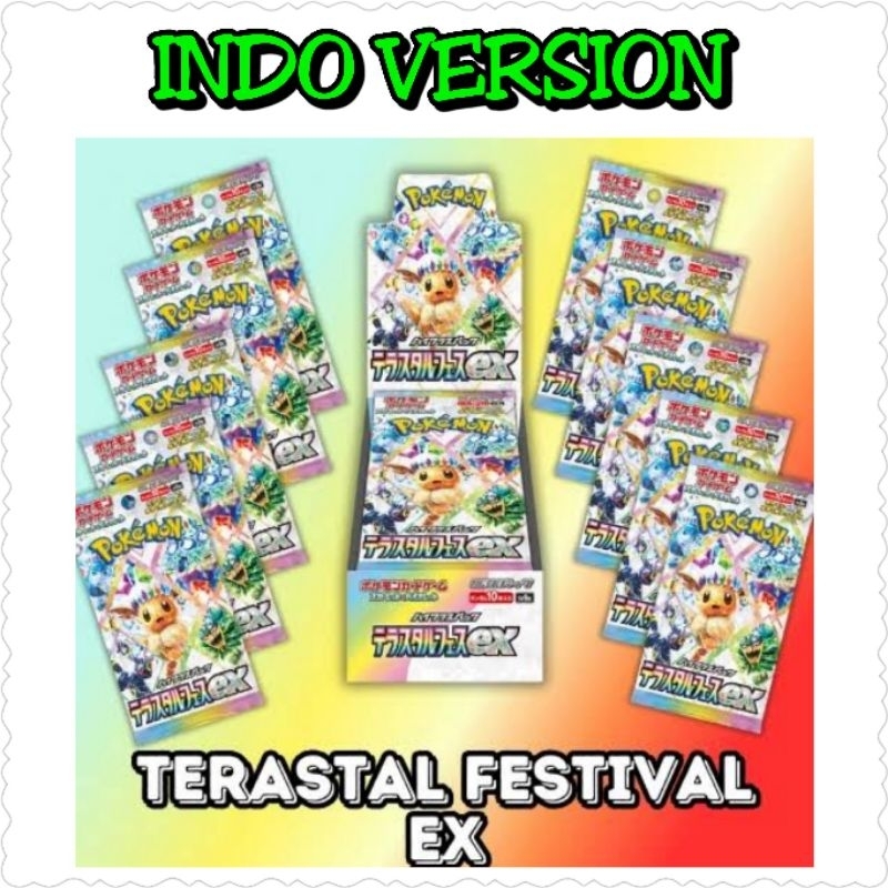 Jual Pokemon TCG Eeve Terastal Festival Ex Sv8a | Shopee Indonesia
