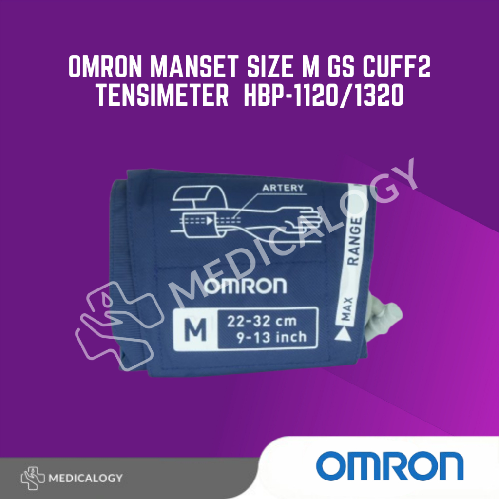 Jual Omron Manset Size M GS CUFF2 Tensimeter HBP-1120/1320 | Shopee ...