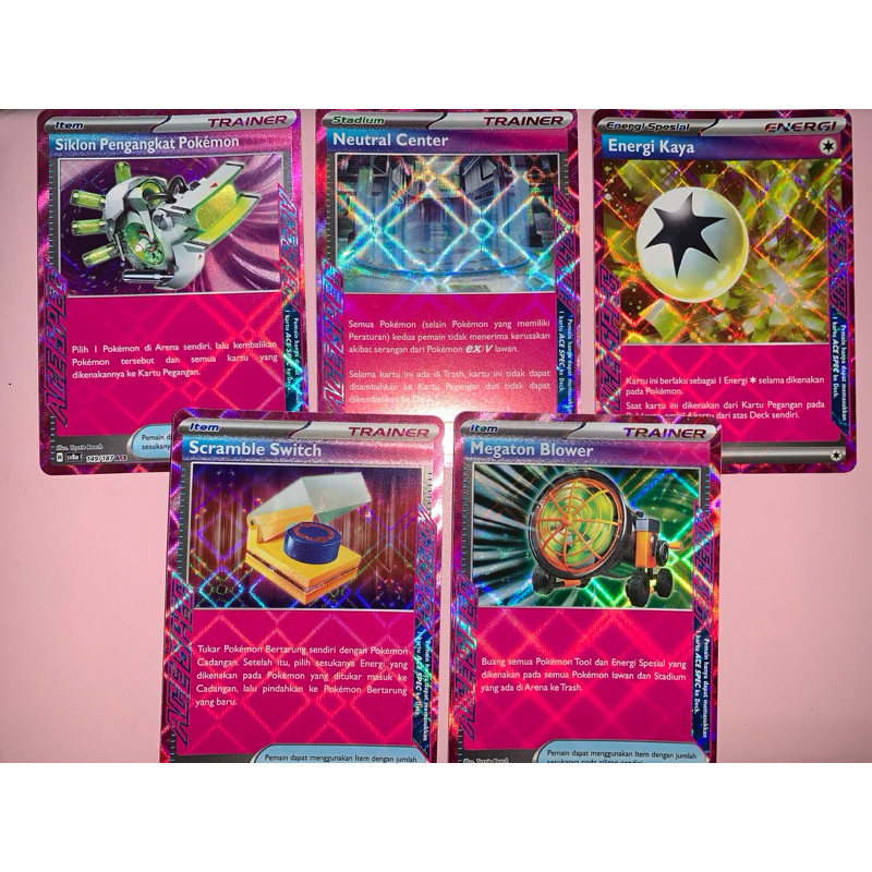 Jual POKEMON CARD ORI OFFICIAL MEGATON BLOWER ACE KILAT RASI KARTU ...