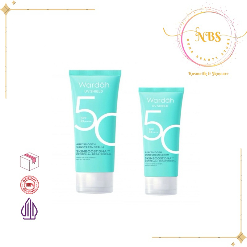 Jual Wardah UV Shield Airy Smooth Sunscreen Serum Skinboost DNA ...