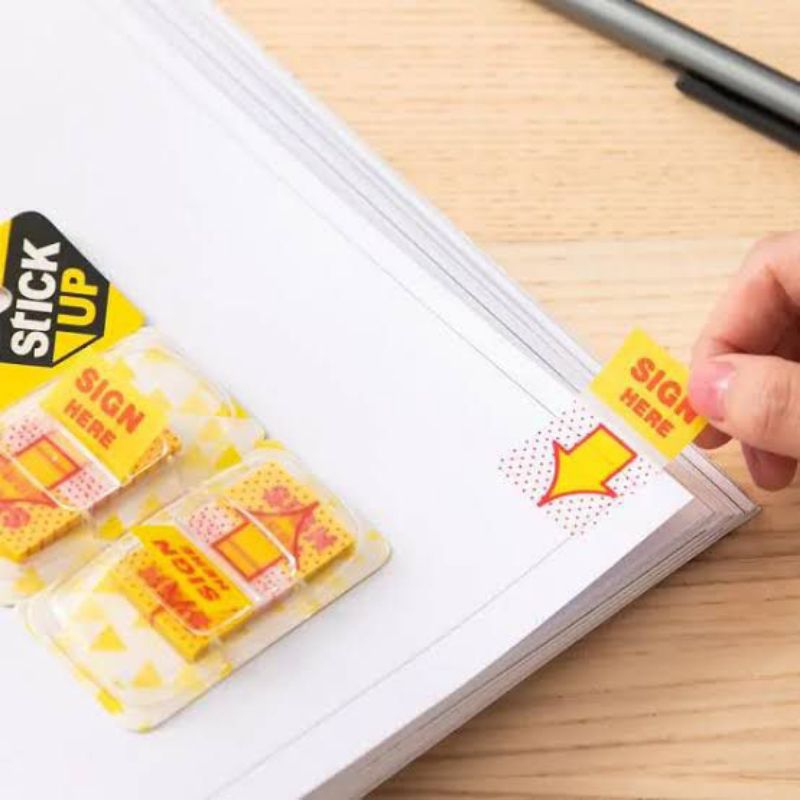 Jual Deli Index Tabs A101 Sign Here | Shopee Indonesia