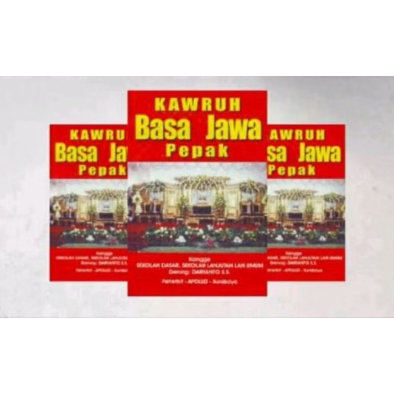 Jual PEPAK BASA JAWA APOLLO | Shopee Indonesia