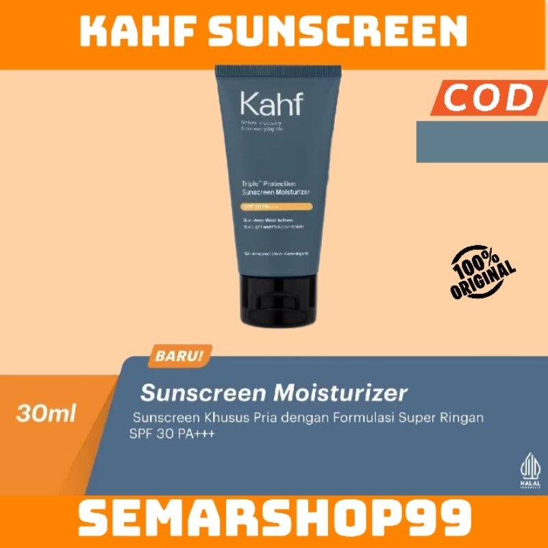 Jual Kahf Triple Protection Sunscreen SPF 30 PA+++ 30Ml | Shopee Indonesia