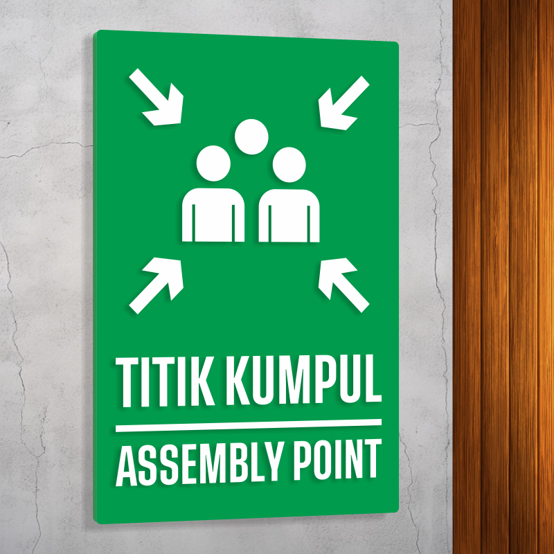 Jual Sign Board Acrylic Titik Kumpul, Akrilik Plang Titik Kumpul ...