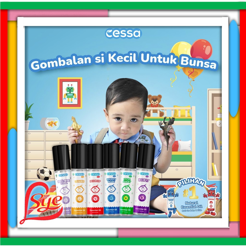Jual Cessa Baby Essensial Oil 8ml - Natural Essential Oil - Minyak Bayi ...