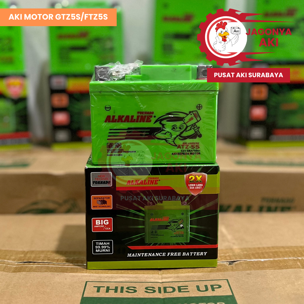 Jual NEW!! Aki Motor FULL KERING ALKALINE Honda Beat Vario 110 Scoopy ...