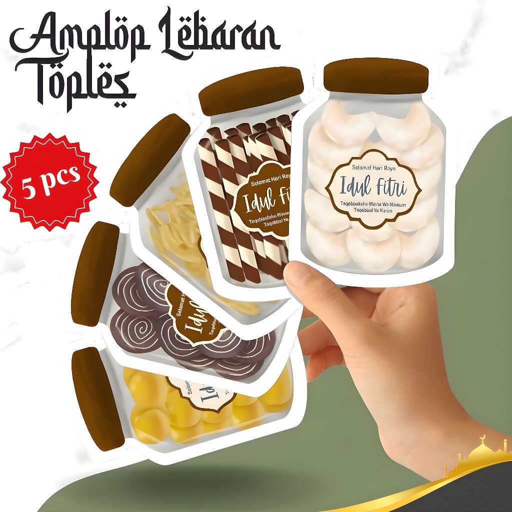 Jual Amplop Lebaran Model Toples / Amplop Lebaran Karakter Unik ...