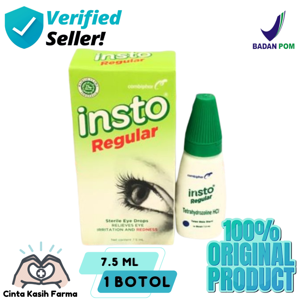 Jual Insto Regular Sterile Eye Drops Tetrahydroxyethyl Acetate HCl 7.5 ...