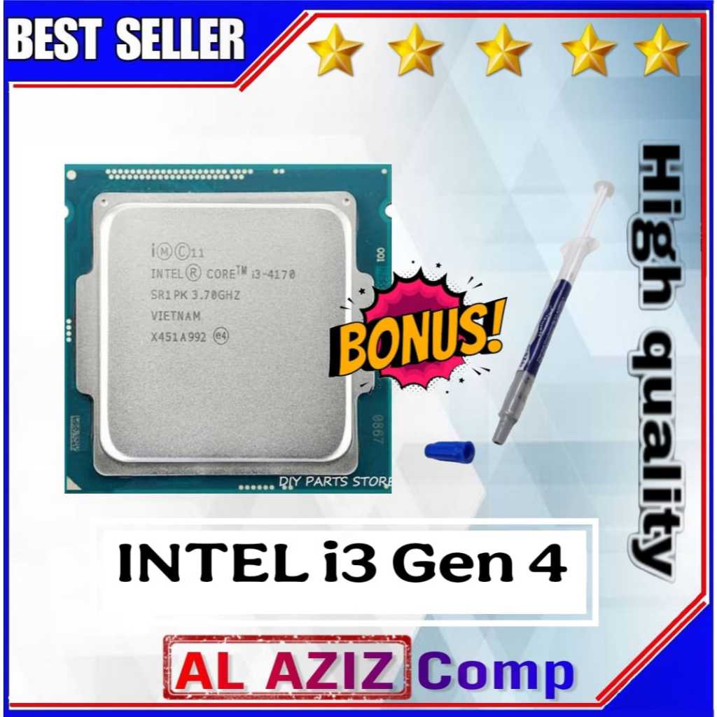 Jual Processor Core i3 Gen 4 LGA 1150 Haswell 4130 4150 4160 4170 4130T ...