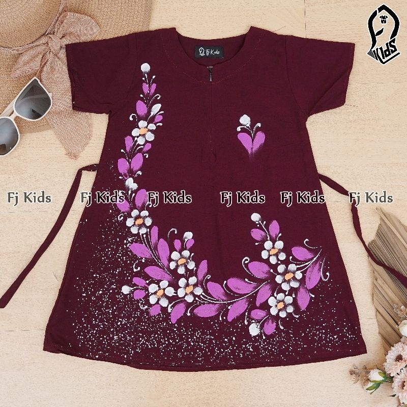 Jual Fj Kids - Daster Anak Motif Labubu Umur 2 Sampai 4 Tahun Lengan ...