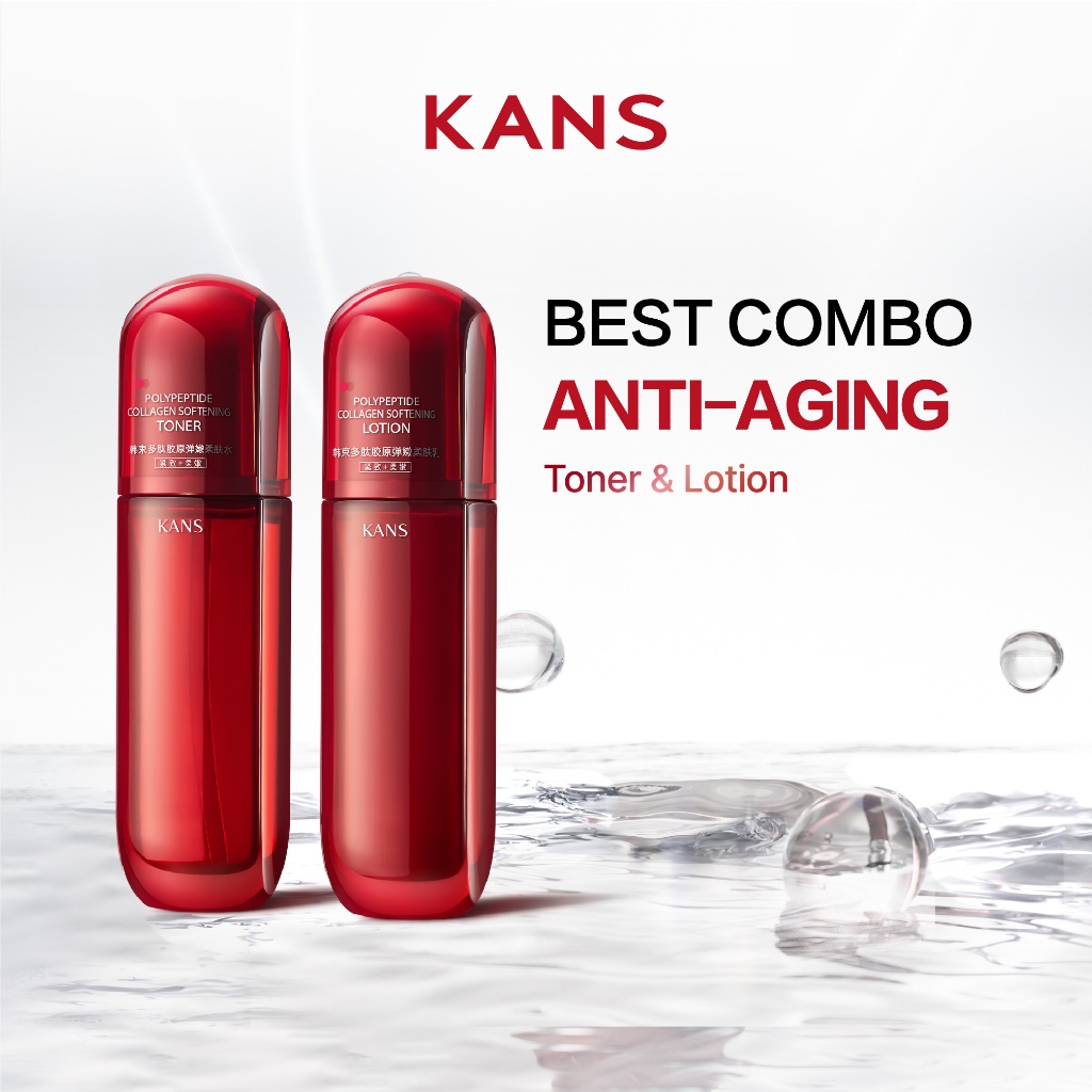 Jual KANS BEST COMBO Anti-Aging Polypeptide Collagen Toner 100 ml ...