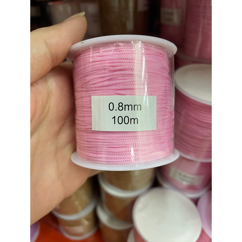 Jual Tali Giok ROLL 100 meter ukuran 0,8 mm grosir hemat ekonomis pilih ...