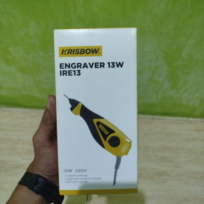 Jual Krisbow Engraver Alat Grafir Ukir Besi Almunium Kaca 13 watt ...