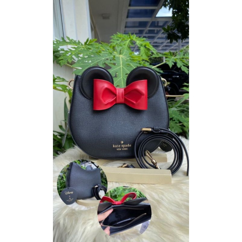 Jual ks X Disney Minnie 3D Crossbody Black Multi | Shopee Indonesia