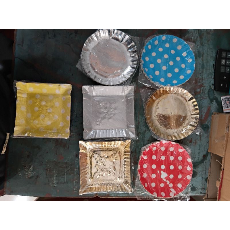 Jual piring kertas kue/piring kertas/piring kue ultah/piring kue | Shopee Indonesia