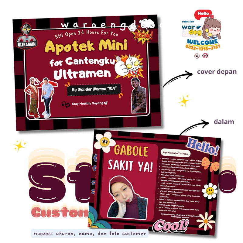 Jual CETAK STIKER APOTEK MINI DESAIN.5 | Shopee Indonesia