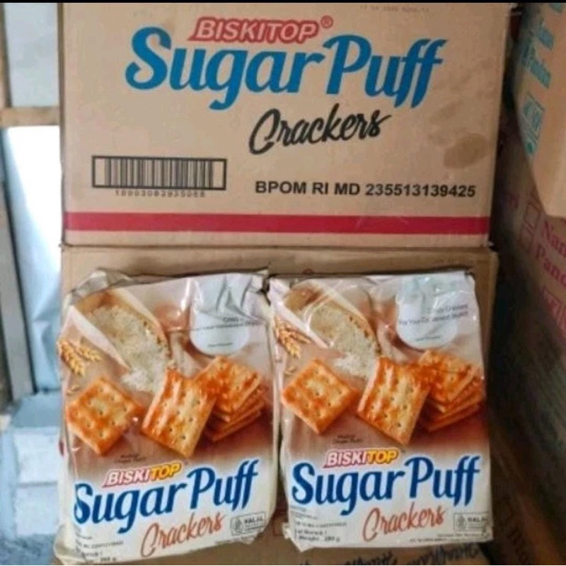Jual Biskit Top Sugar Puff Crackers | Shopee Indonesia