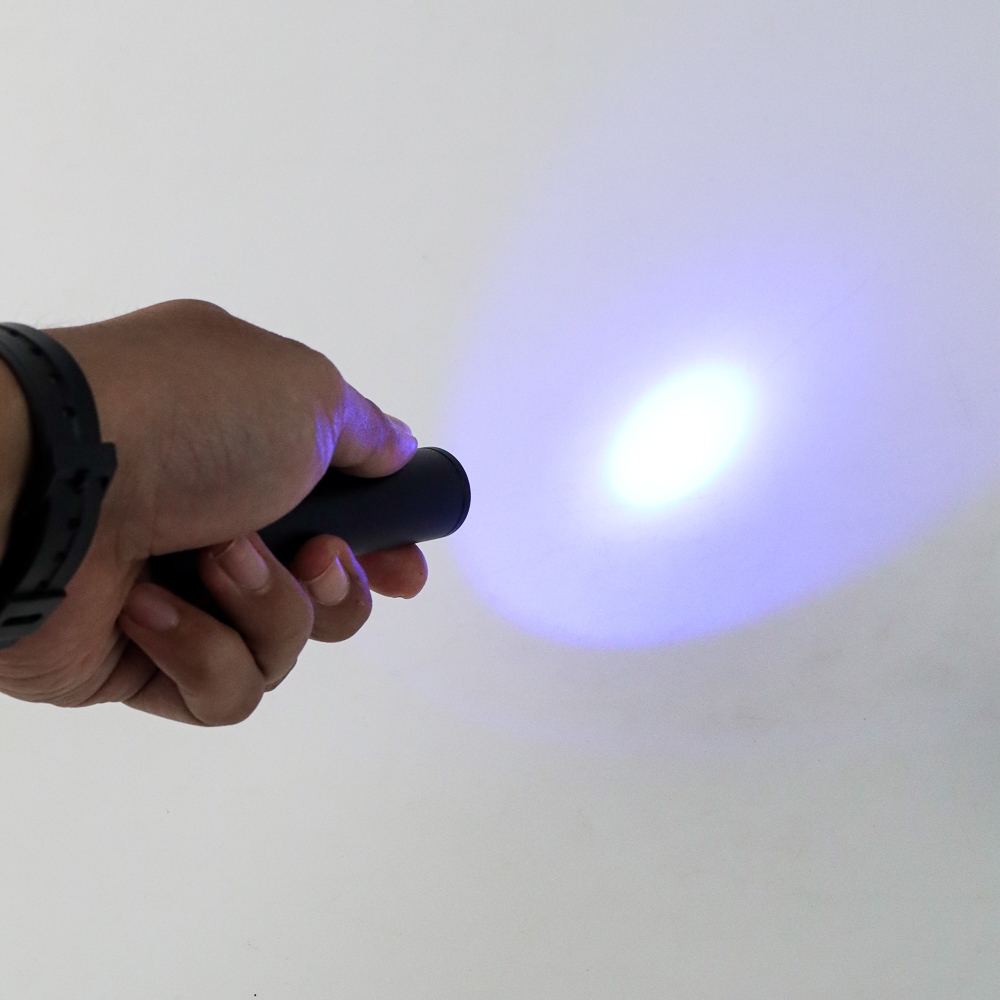 Jual TaffLED Senter LED Mini Ultraviolet UV Light USB Rechargeable 395nm | Shopee Indonesia