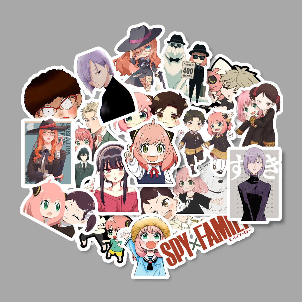 Jual STICKER PACK - SPY X FAMILY | STICKER KOPER STICKER TUMBLER ...