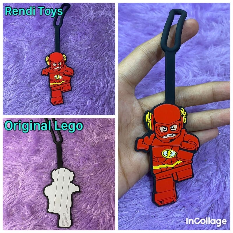 Jual LEGO DC Comics The Flash Luggage Tag | Lego Original The Flash ...