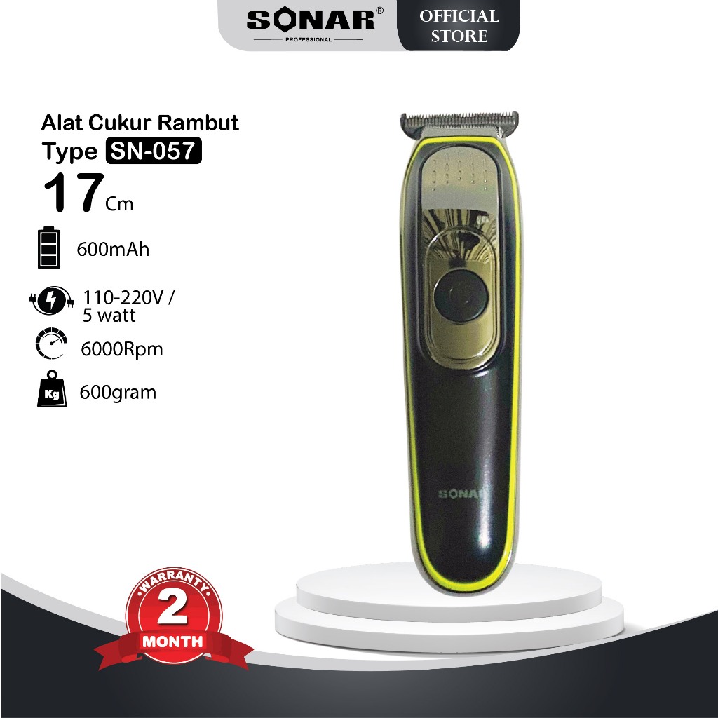 Jual Sonar SN-057 Profesional Hiar Trimmer / Alat Pencukur Rambut | Shopee Indonesia
