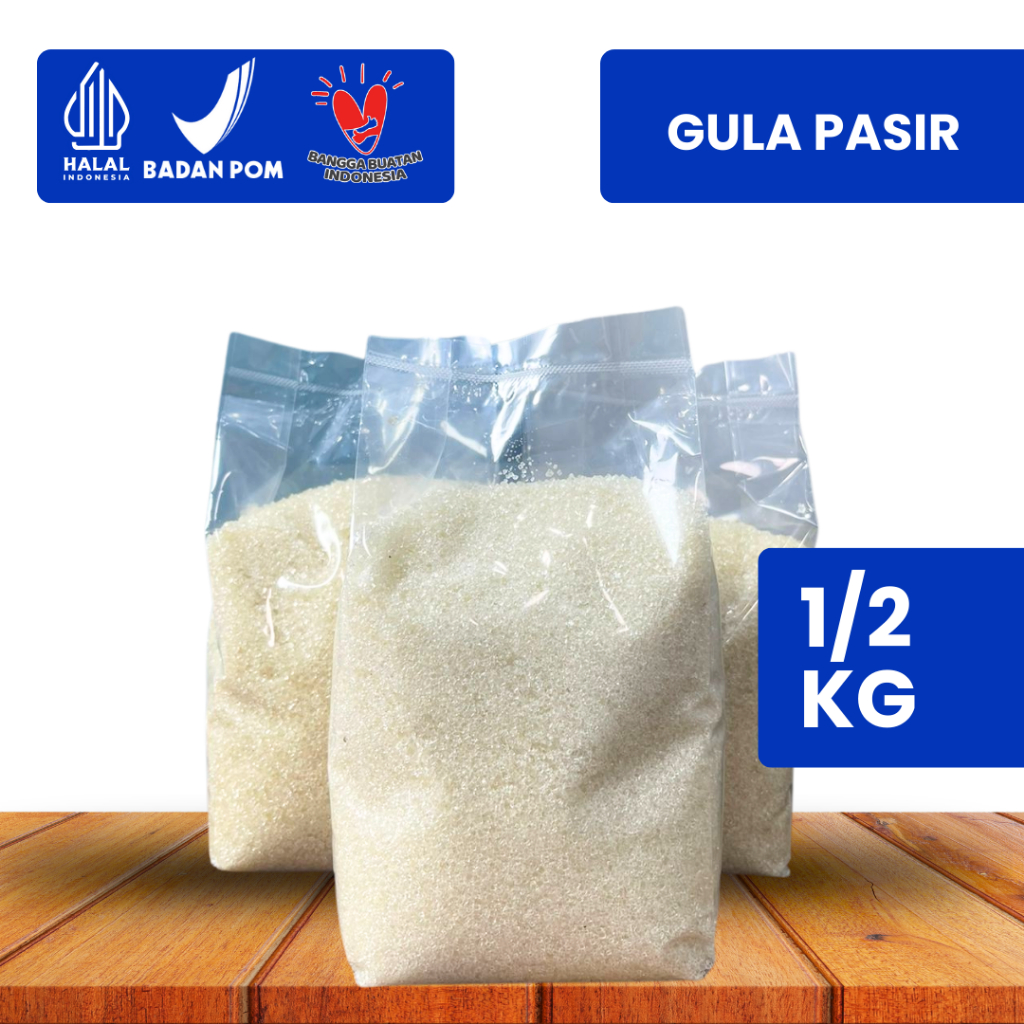 Jual OBRAL GULA PASIR LOKAL (500 GRAM // 0,5 KG // SETENGAH KILO ...