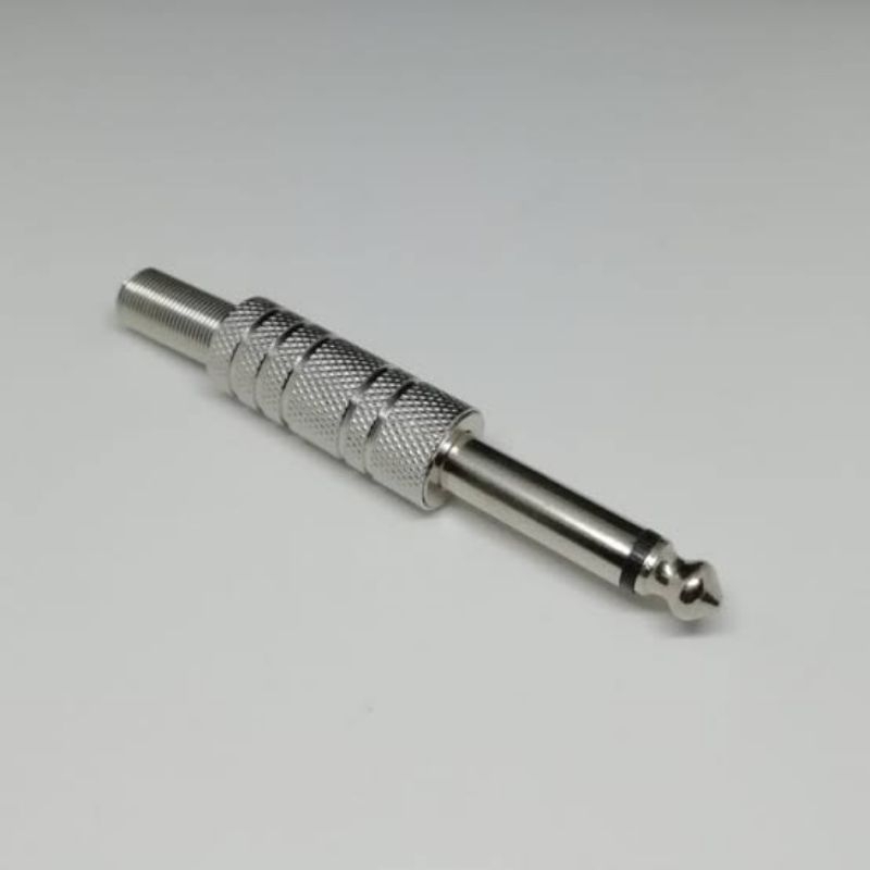 Jual Jack Akai MONO Besi Silver Jack Audio Mono 6.5 mm | Shopee Indonesia
