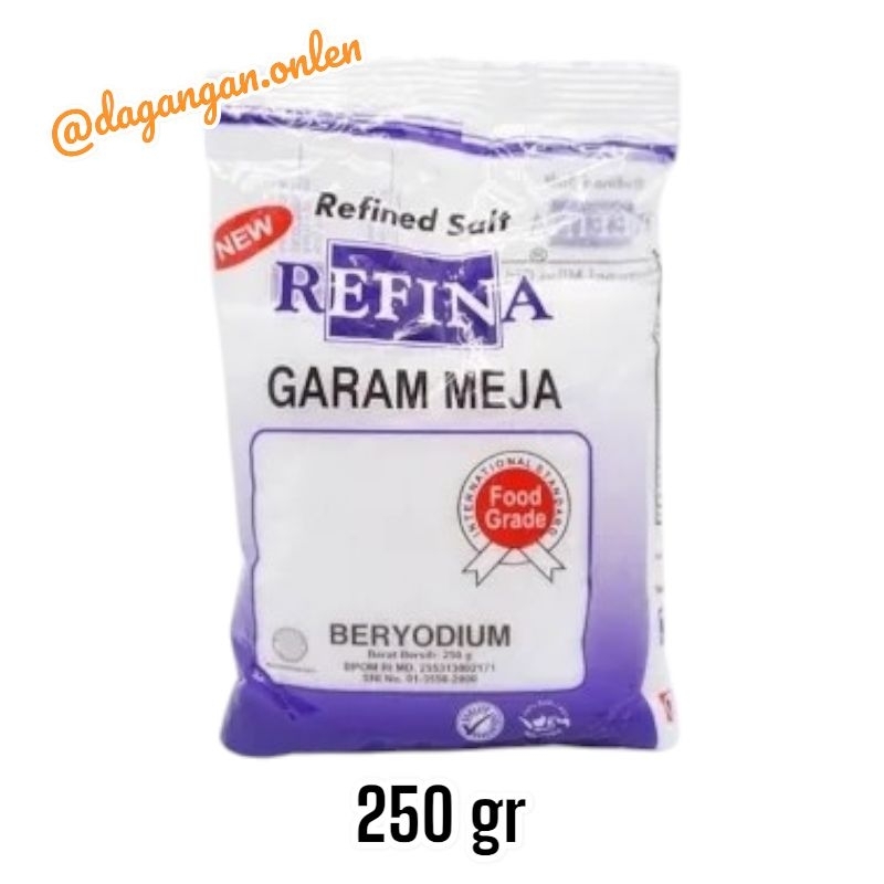 Jual Refina 250 gr Garam Halus | Shopee Indonesia