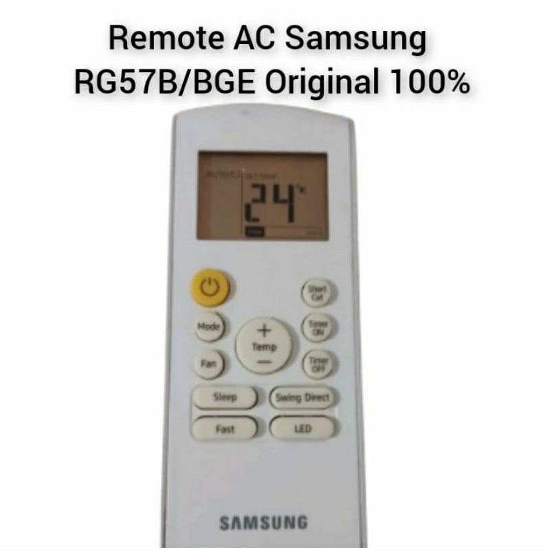 Jual Samsung Remote AC RG57B/BGE Original 100% | Shopee Indonesia