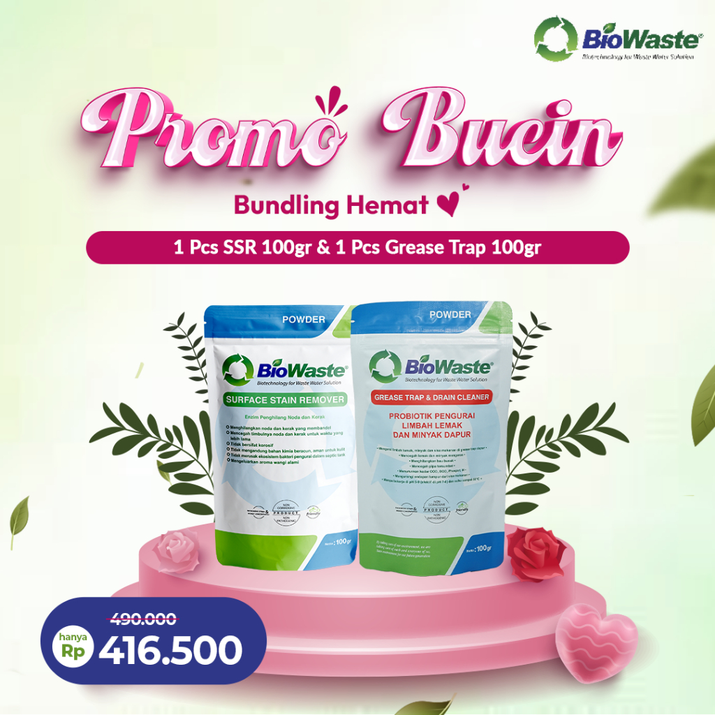 Jual Bundling Hemat Biowaste Grease Trap & Biowaste Surface Stain ...