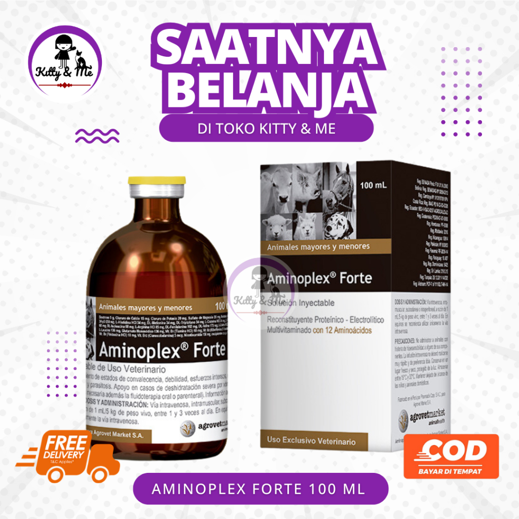 Jual AMINOPLEX FORTE 100 ML - Multivitamin Asam Amino Lengkap Untuk ...