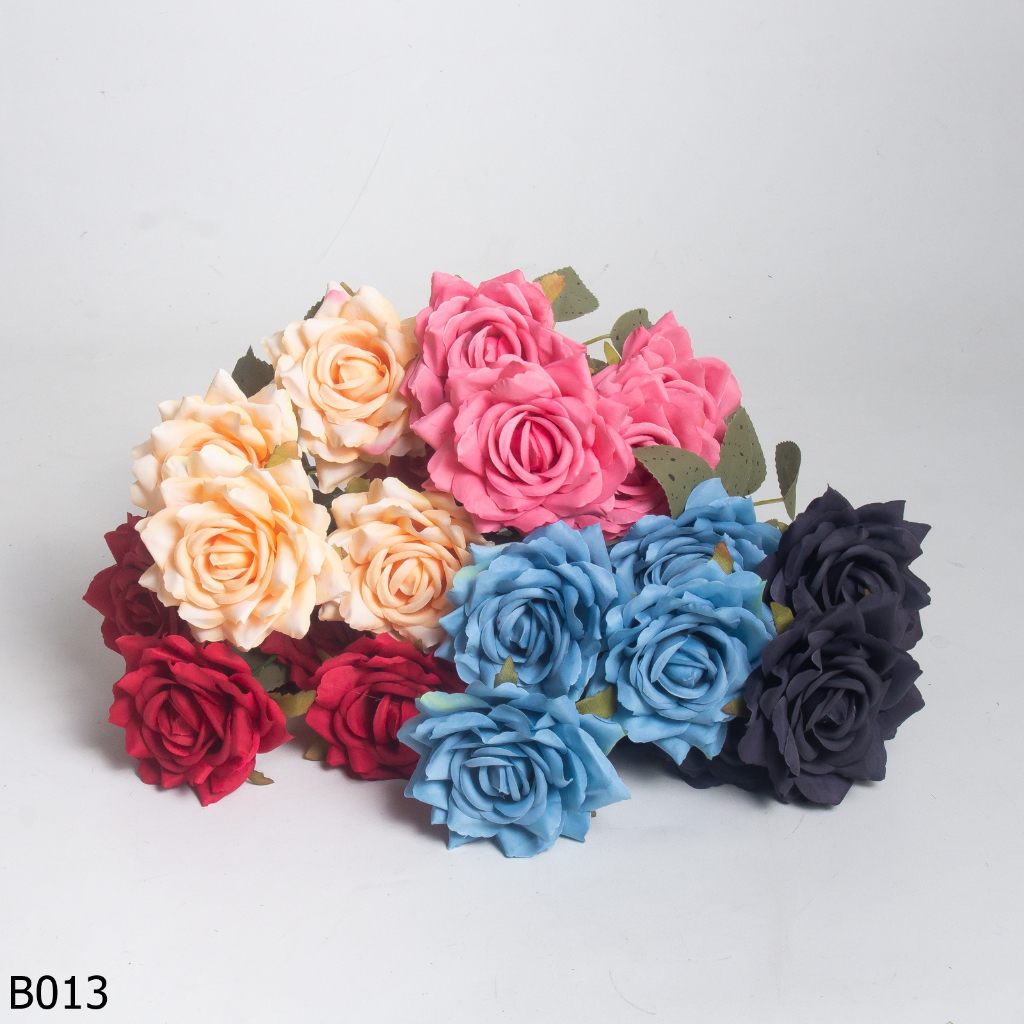 Jual Bunga Mawar | Bunga Artifisial Mawar Bahan Kain | Isi 5 Bunga # ...