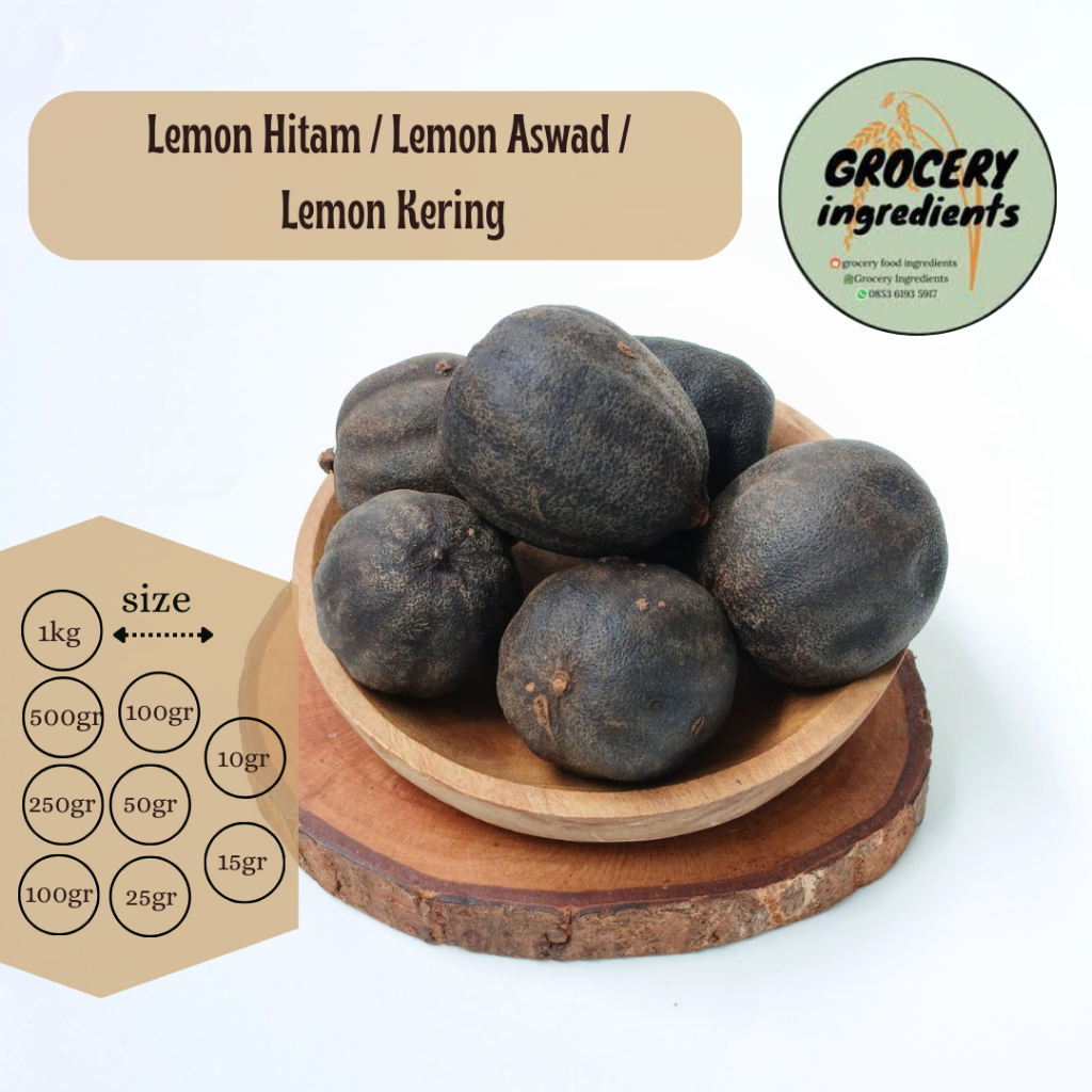 Jual Lemon Hitam 1kg / Lemon Aswad / Lemon Kering | Shopee Indonesia
